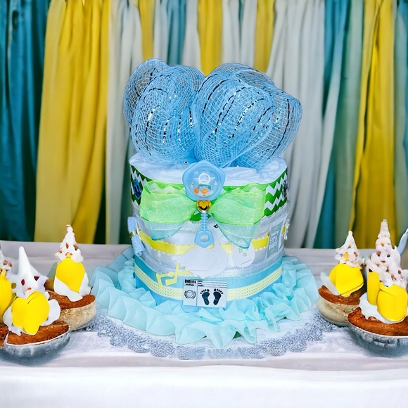 Other | Sweet Delivery Baby Shower Diaper Cake For Baby New Mommy Baby ...
